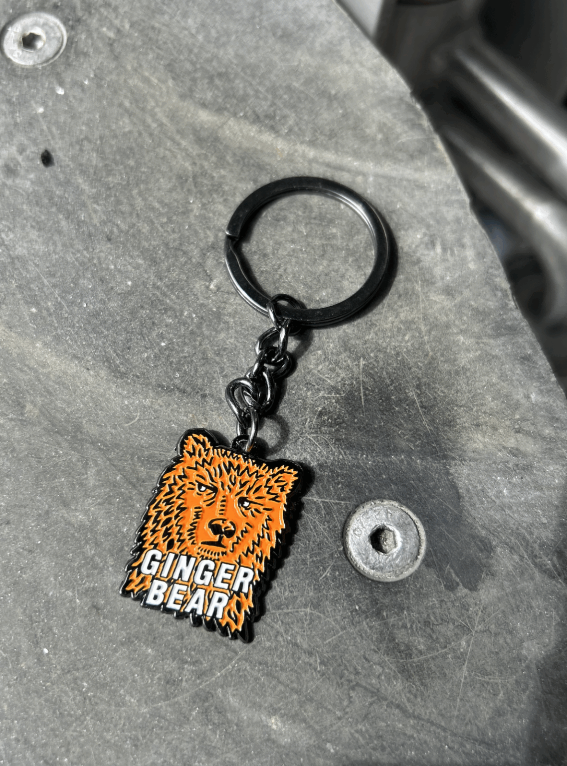 Ginger Bear Key Chain | Crimson Badger Brewing
